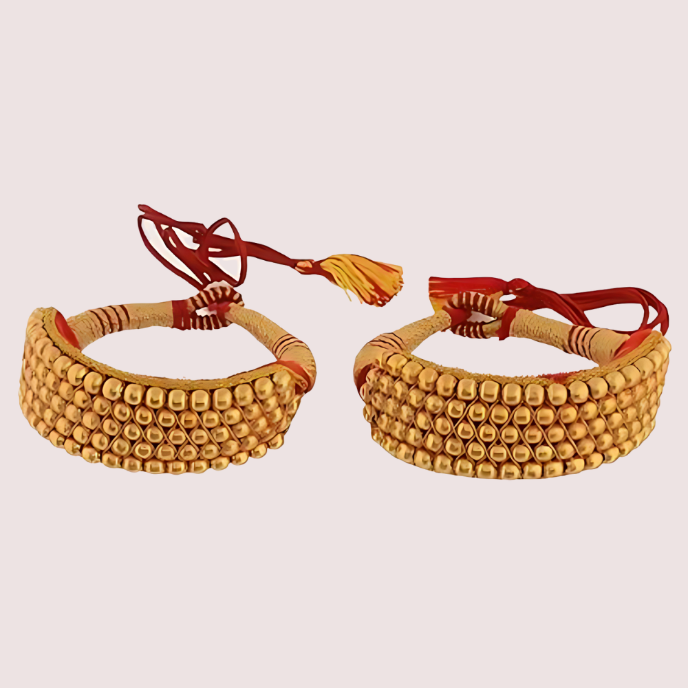 Traditional Gold Plated Garhwali Punchi Set – Liveona